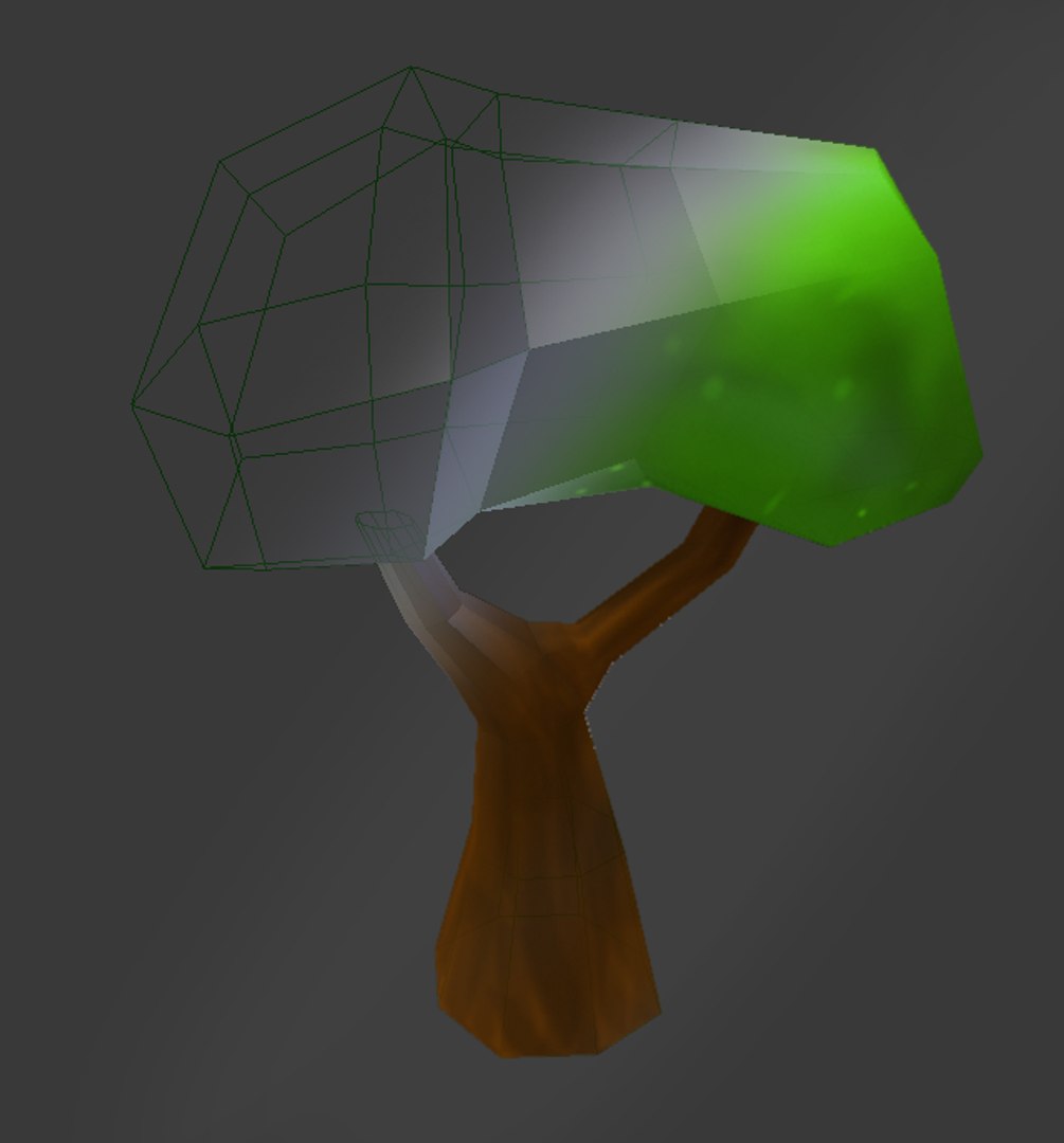 Free Cartoon Tree 3d Model