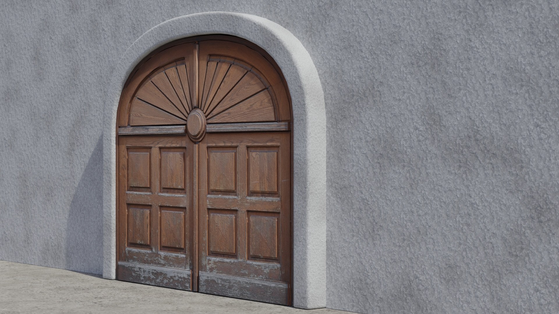 Big Old Door 3D Model - TurboSquid 2105168