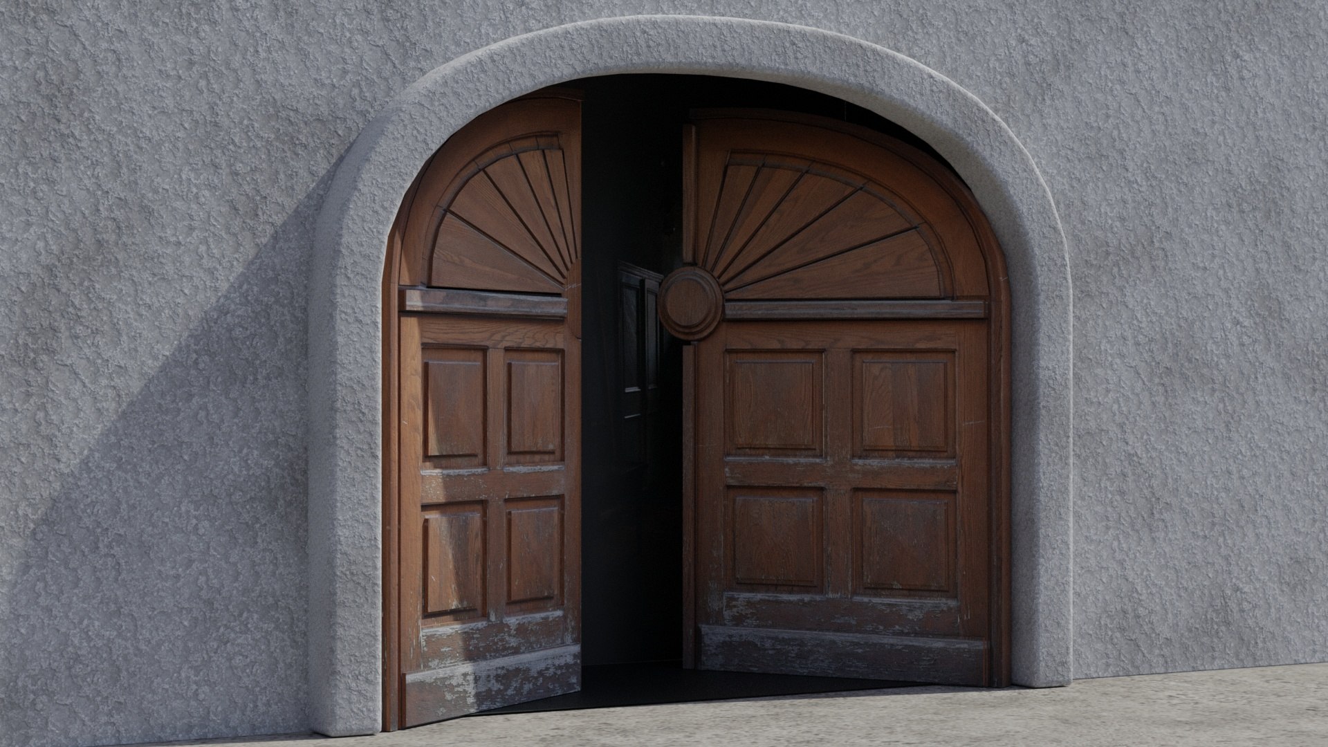 Big Old Door 3D Model - TurboSquid 2105168