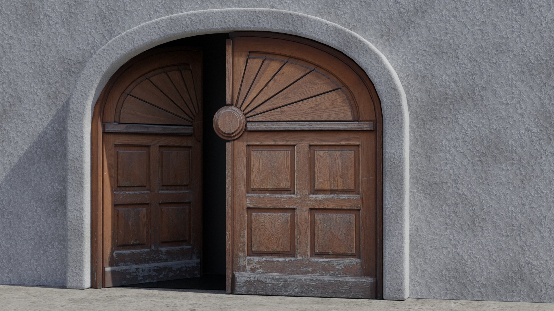 Big Old Door 3D Model - TurboSquid 2105168