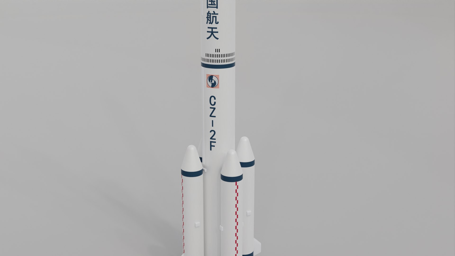 Long March 2F Changzheng 2F CZ-2F Launch Vehicle Rocket China Model - TurboSquid 2125282
