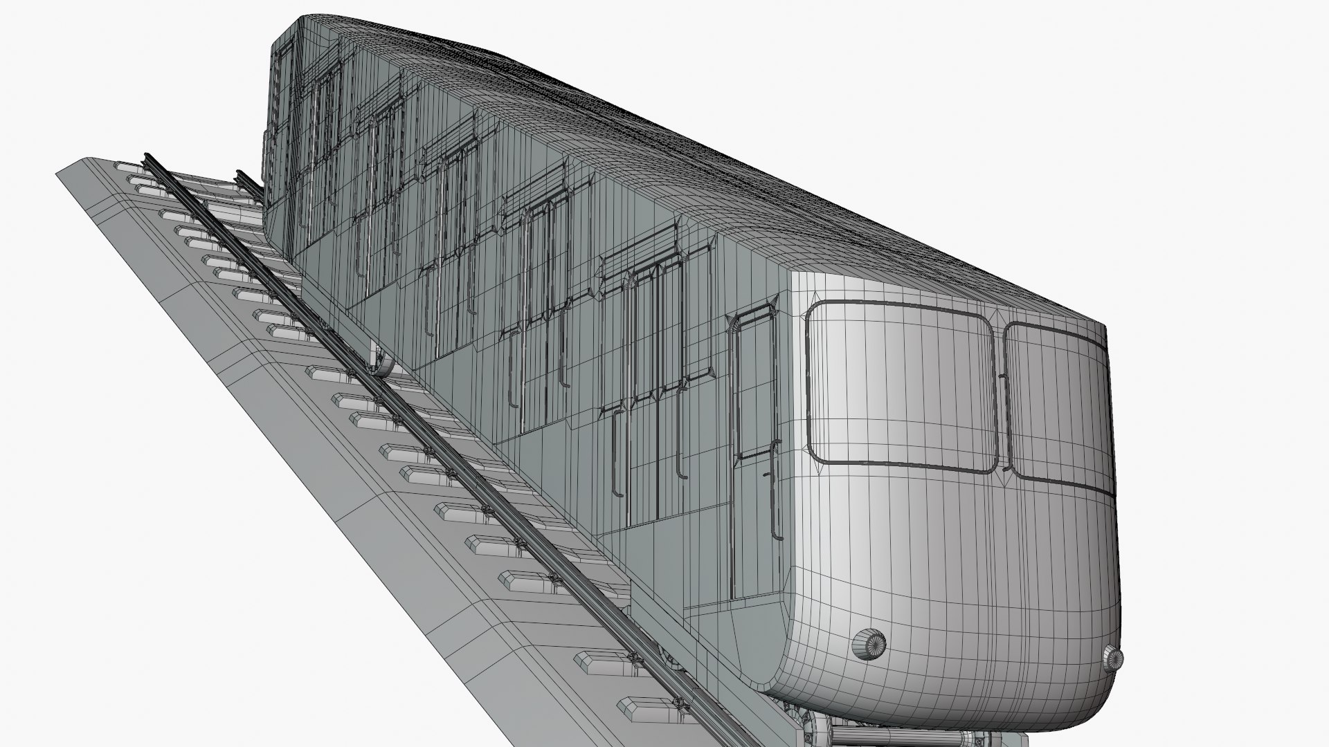 Vintage Funicular Model - TurboSquid 1909356