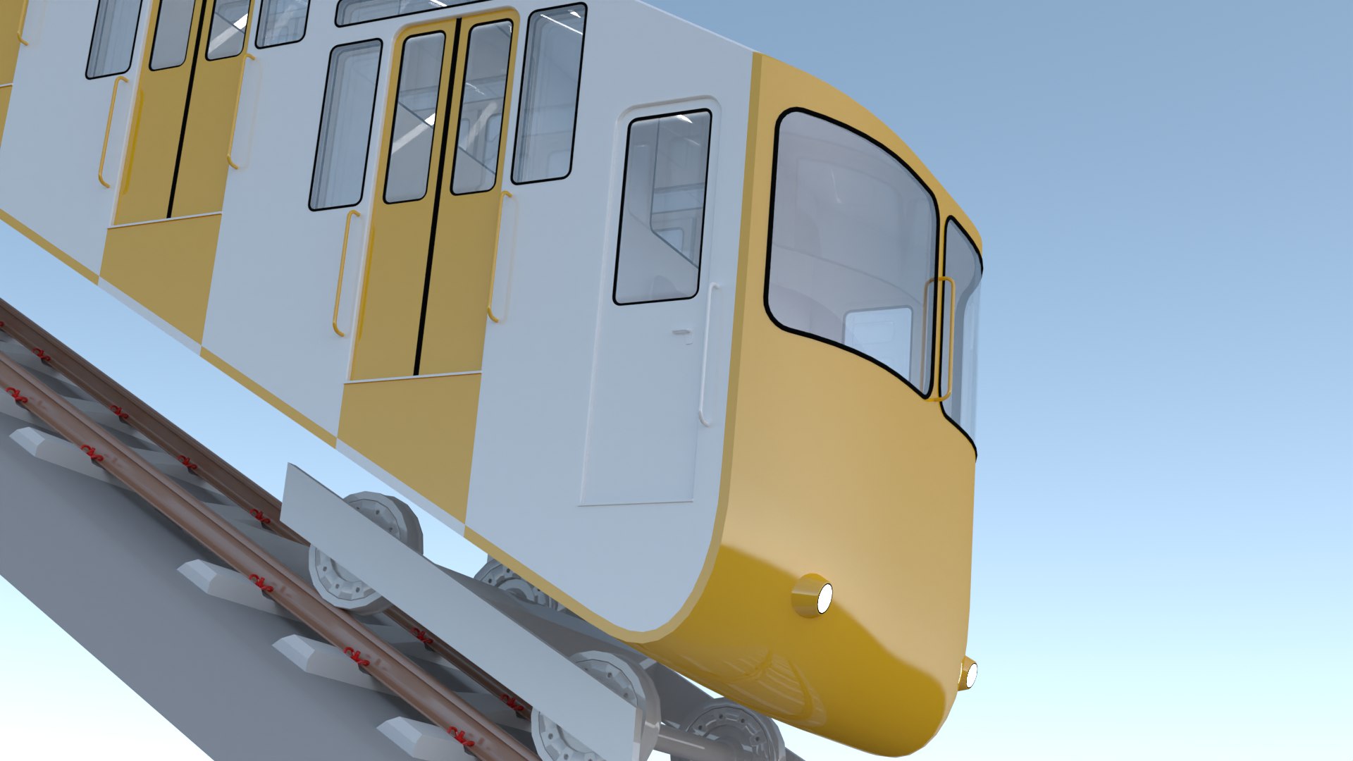 Vintage Funicular Model - TurboSquid 1909356