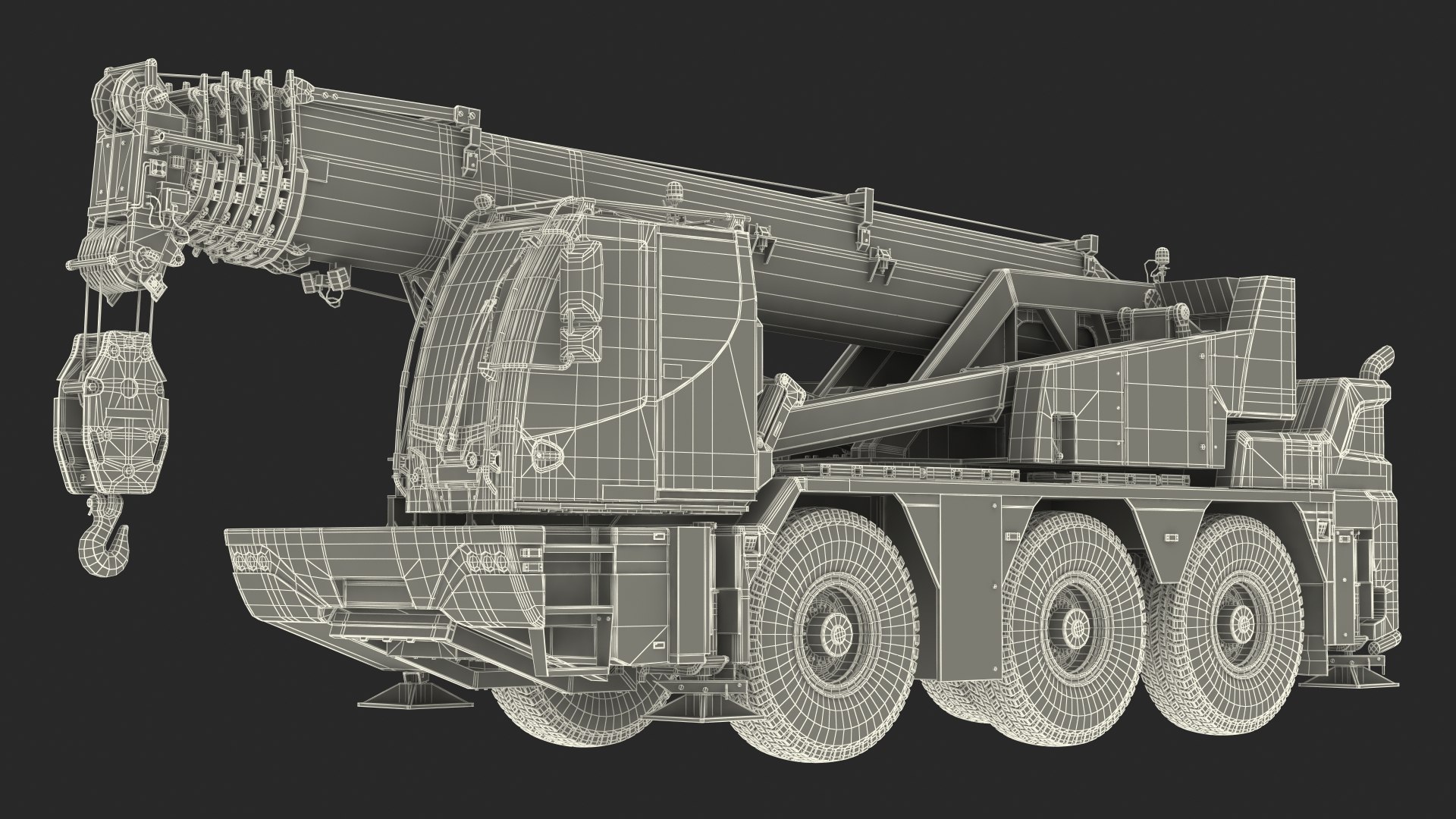 Compact Mobile Crane 3D Model - TurboSquid 1562906
