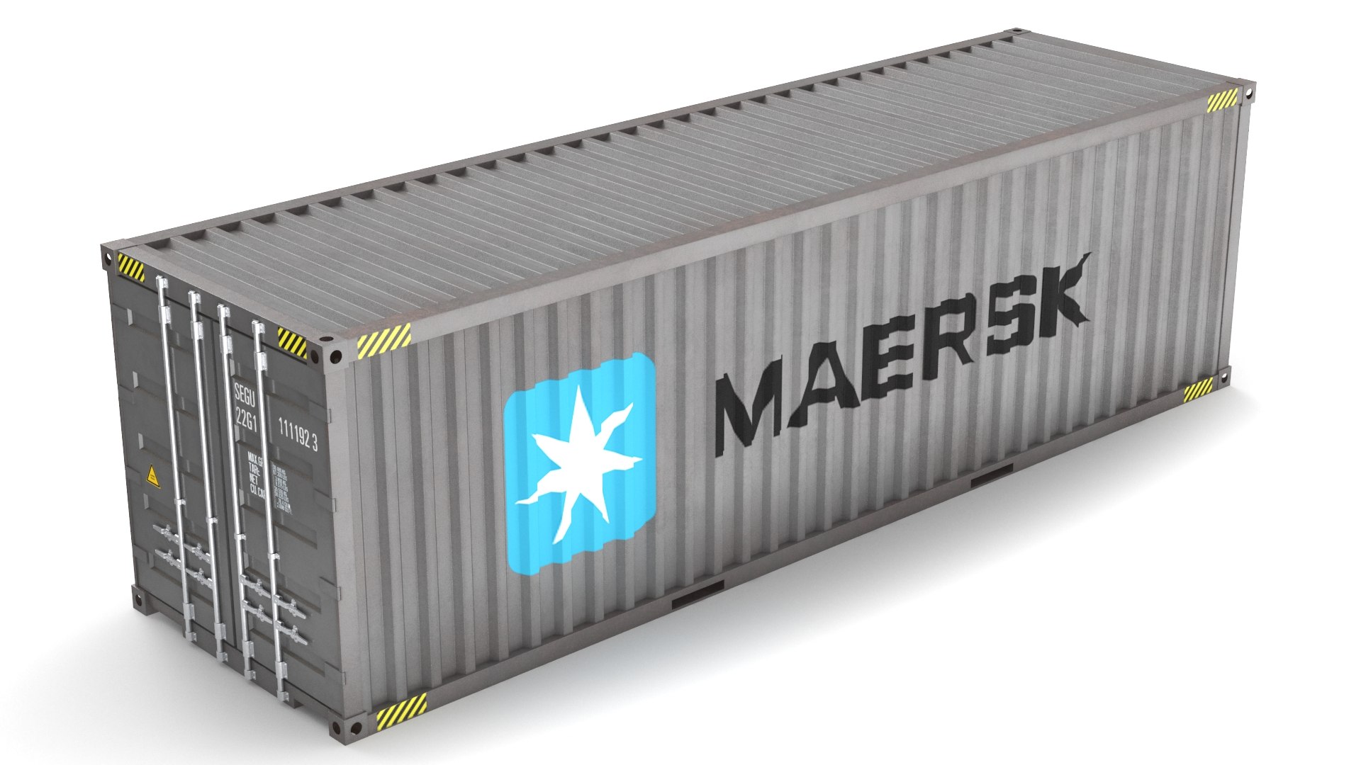 Real Shipping Container 3D Model - TurboSquid 1659993