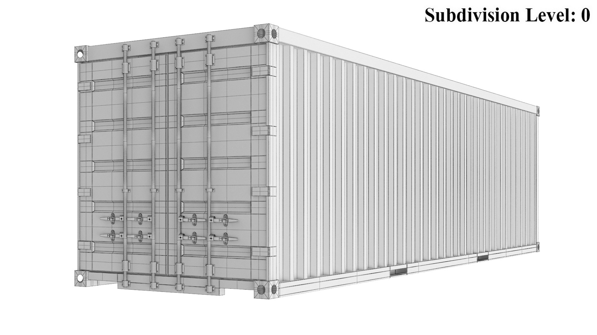 Real Shipping Container 3D Model - TurboSquid 1659993
