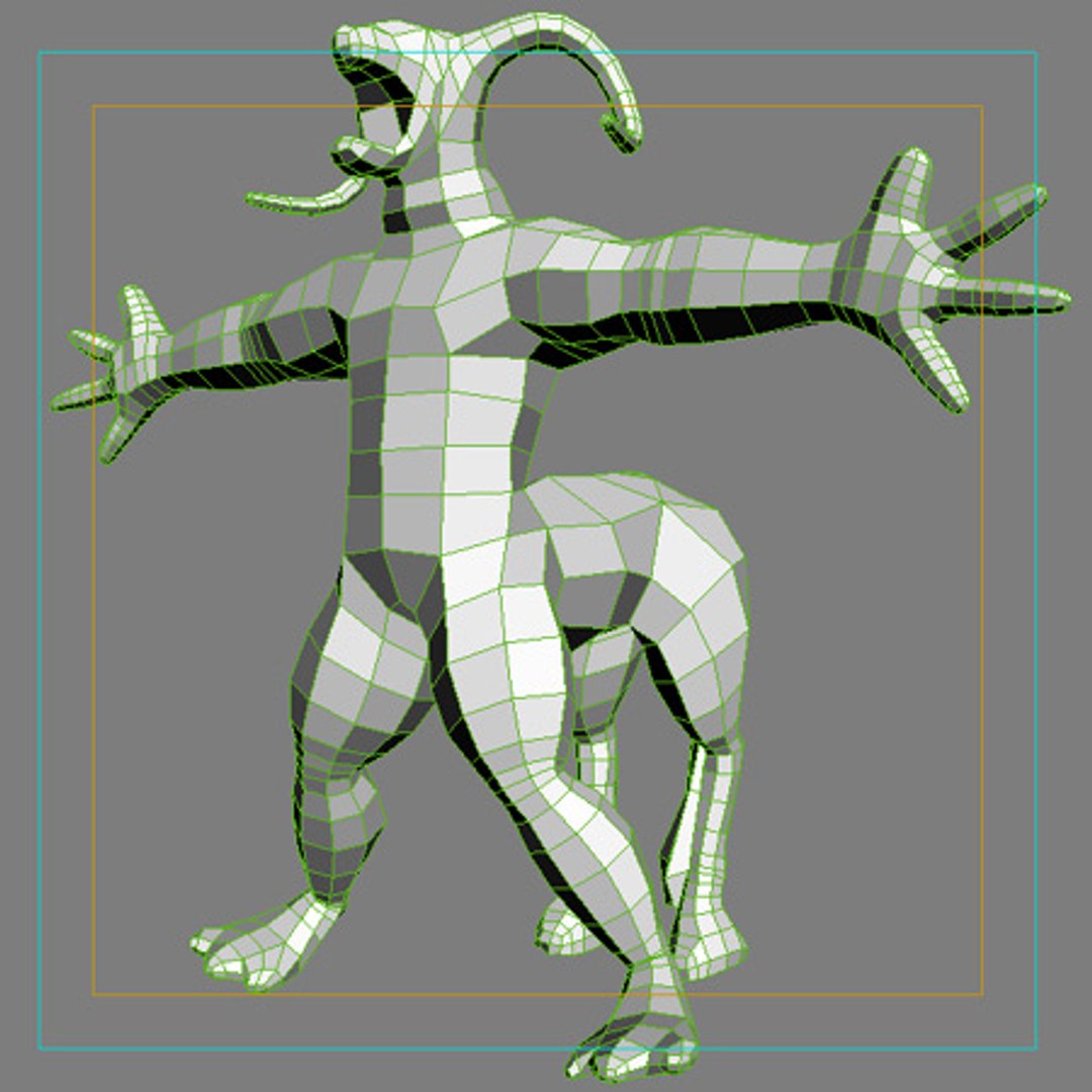 3d model fantasy character beast