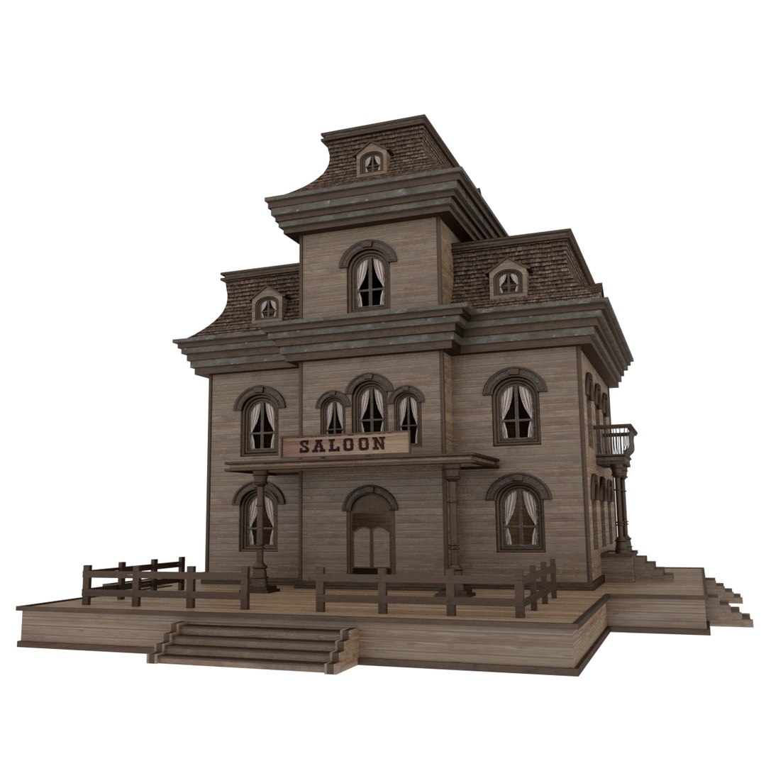3D saloon - TurboSquid 1181638