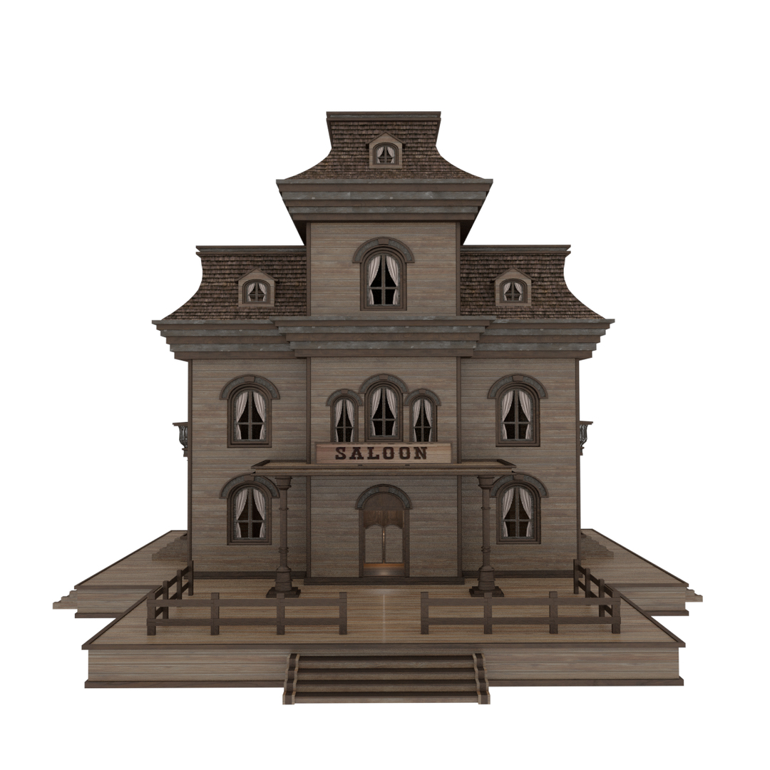 3D saloon - TurboSquid 1181638