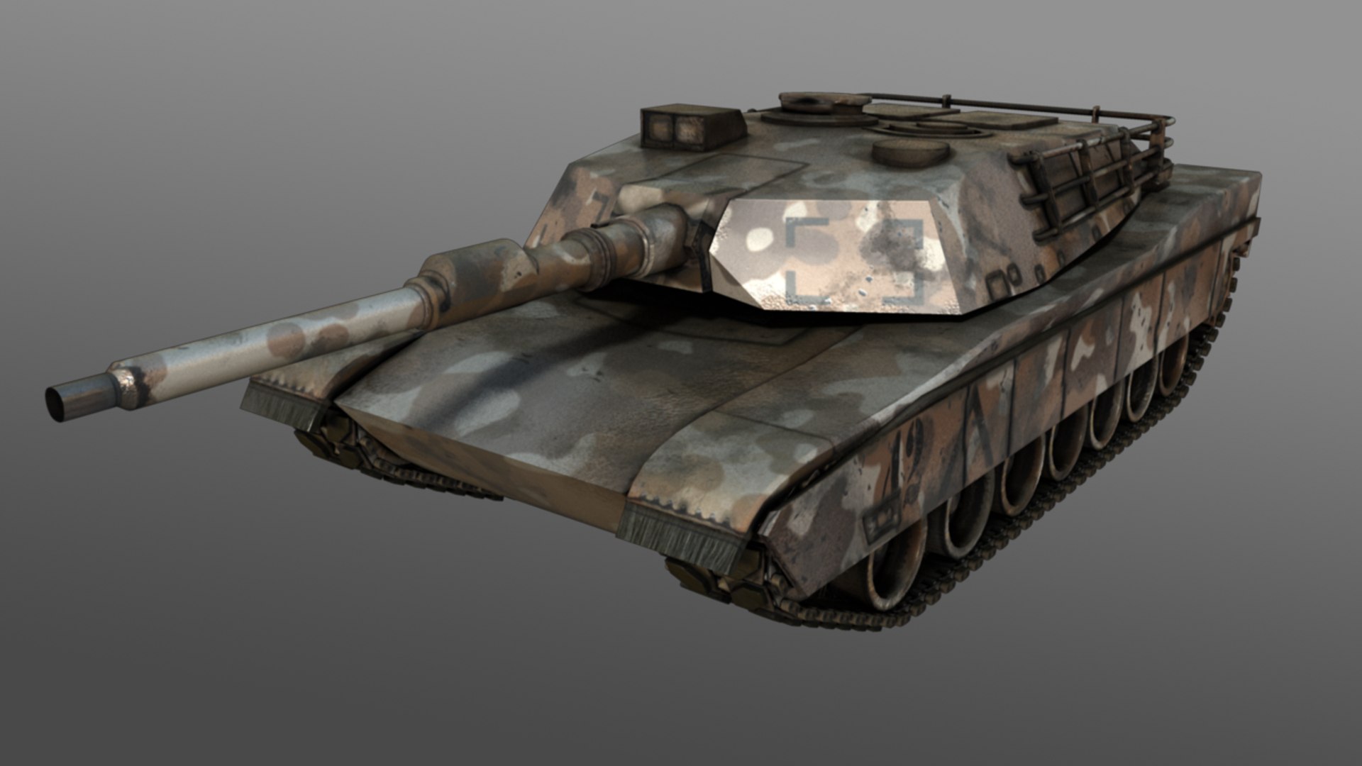 Abrams Tank 3d Model