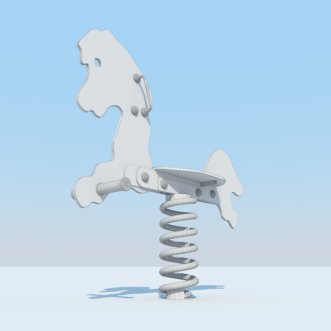 horse springtoy 2011 3d 3ds