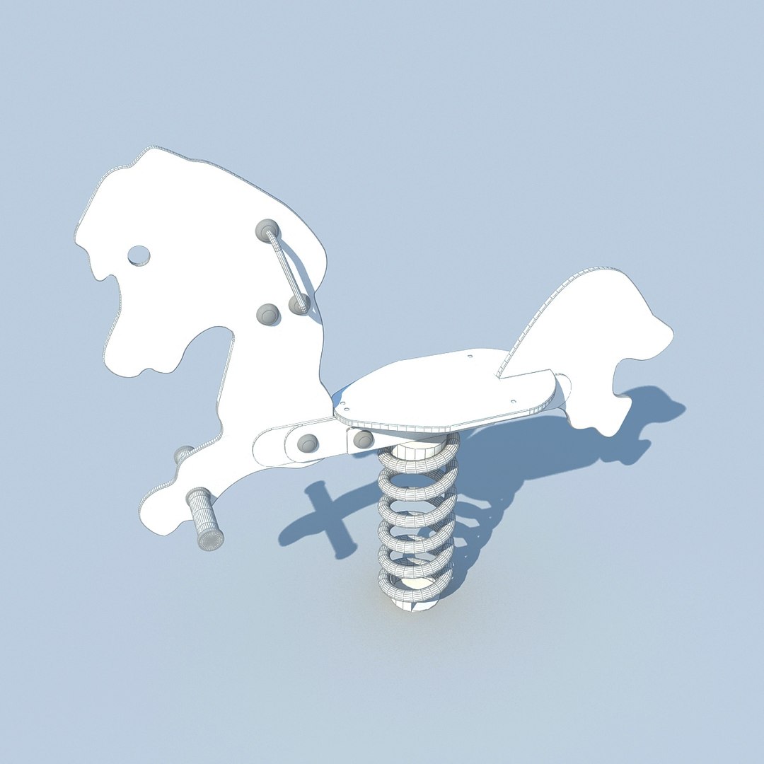 horse springtoy 2011 3d 3ds