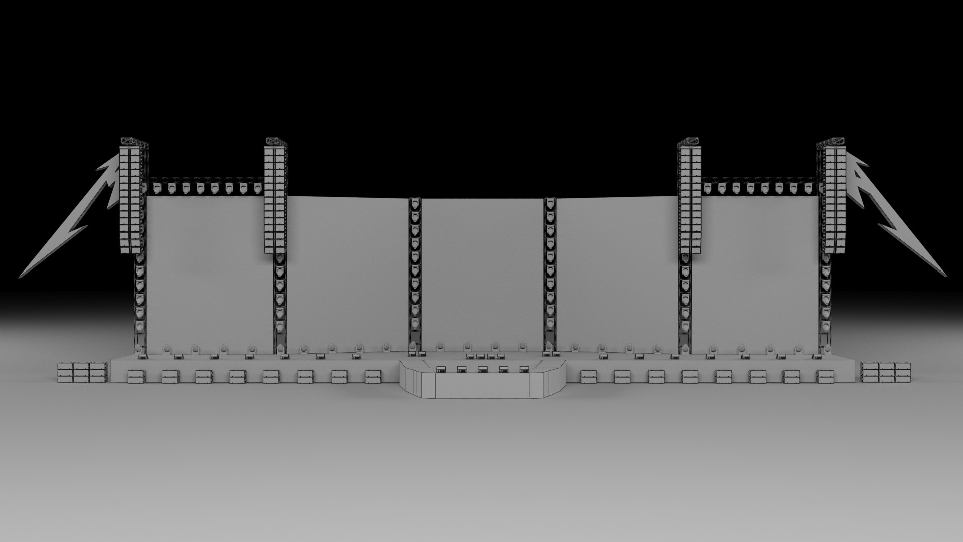 Metallica Slane Castle 2019 Concert Stage Model - TurboSquid 2183125