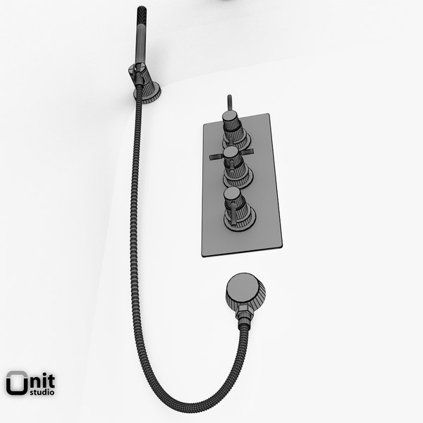 3d shower set helix series model