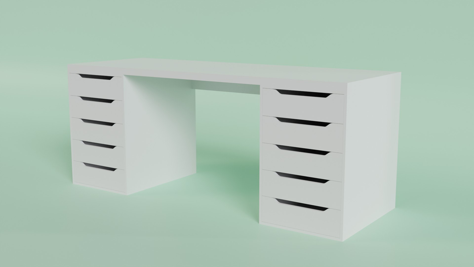 3D Model Makeup Desk - TurboSquid 1854185