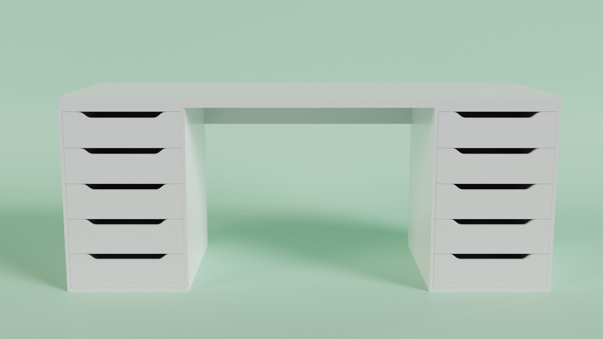 3D Model Makeup Desk - TurboSquid 1854185