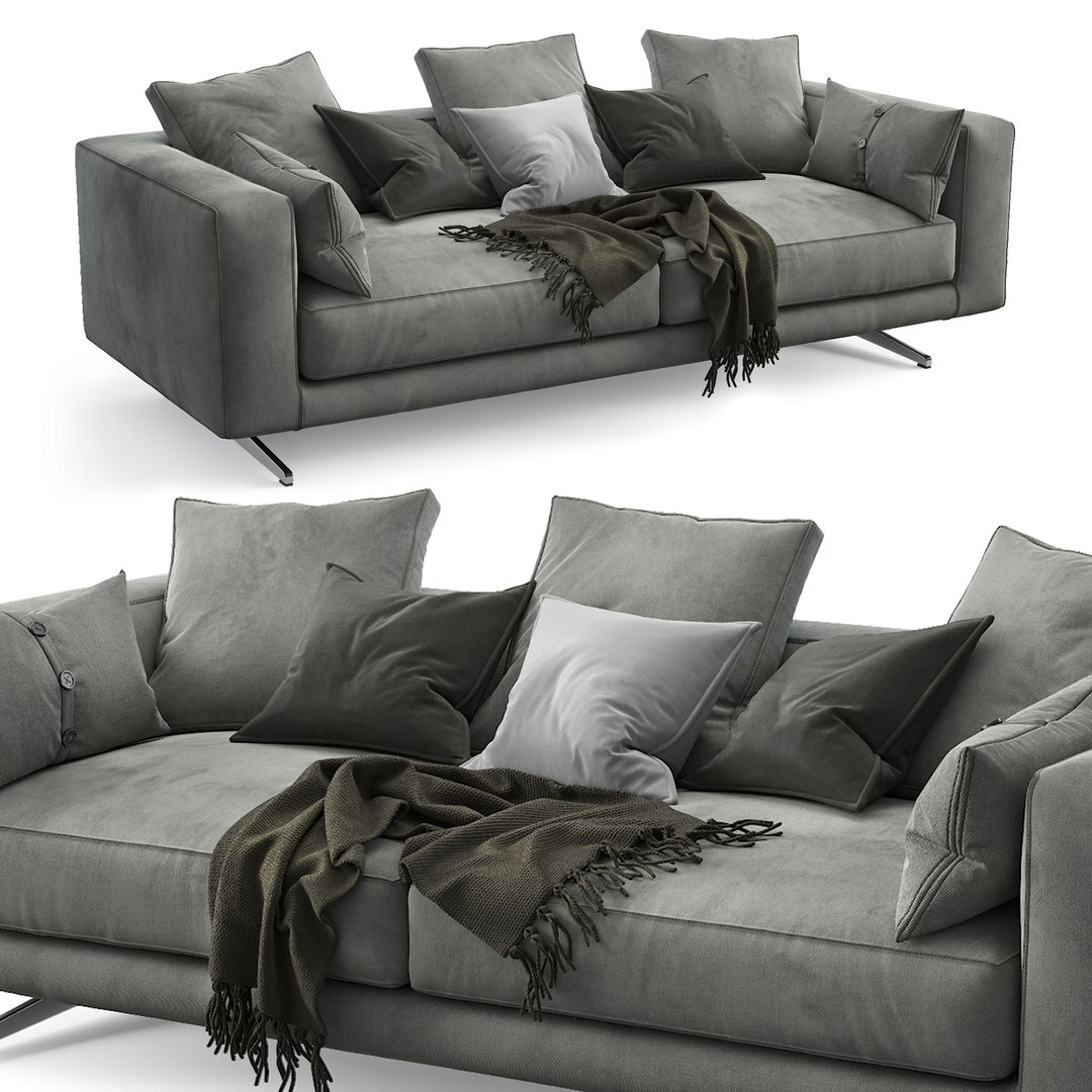 3D Flexform Sofa Campiello - TurboSquid 1568141