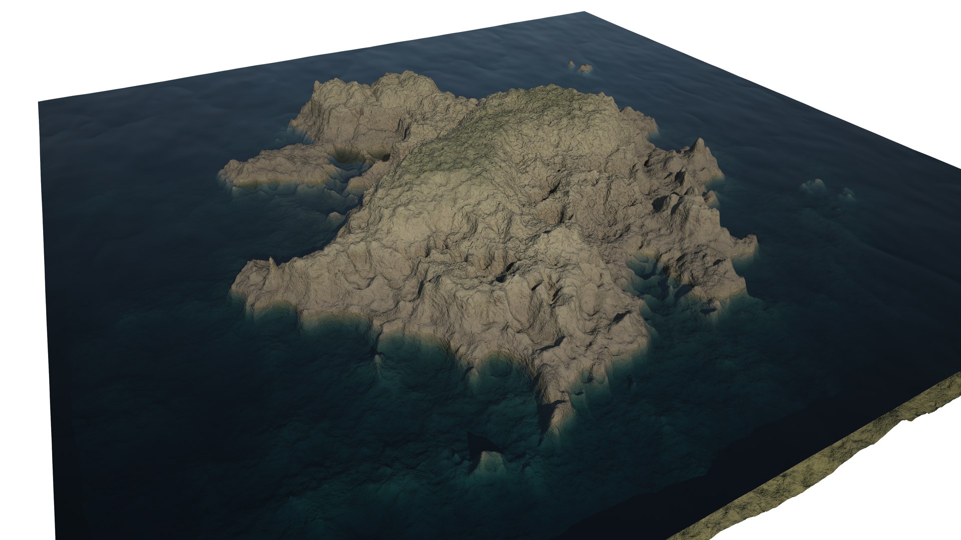 3D Model Simple Island - TurboSquid 1303493