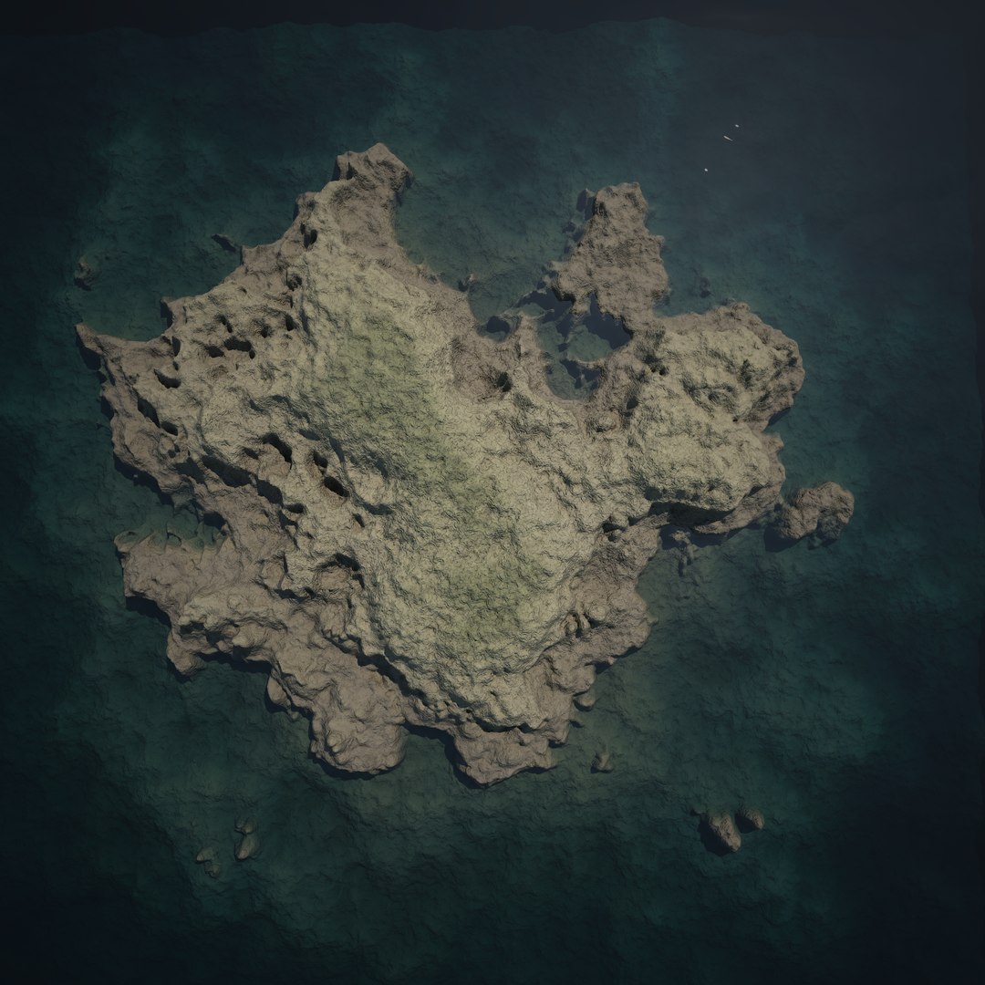 3D Model Simple Island - TurboSquid 1303493