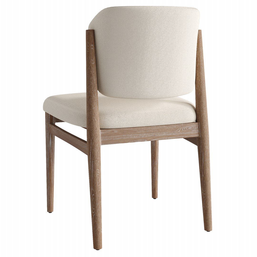 3D Model Four Hands Joren Dining Chair - TurboSquid 2040406