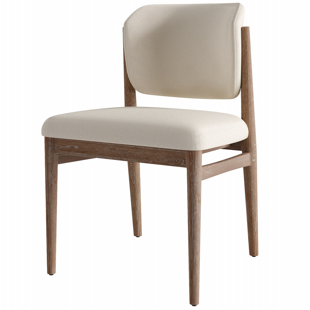 3D Model Four Hands Joren Dining Chair - TurboSquid 2040406