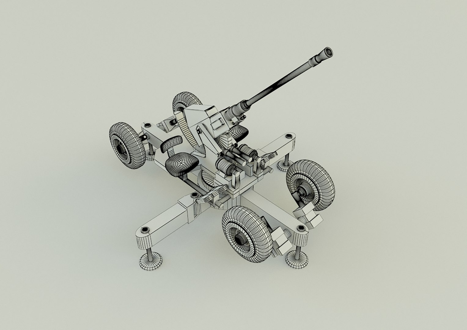 3D Bofors 40mm Gun 3D Model - TurboSquid 2120391