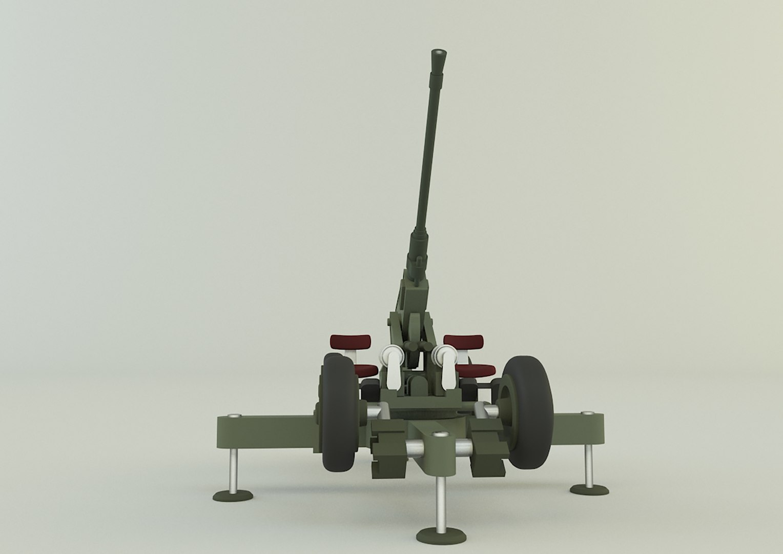 3D Bofors 40mm Gun 3D Model - TurboSquid 2120391