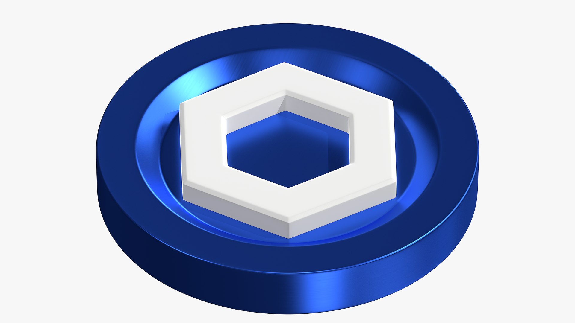 Crypto Coin Chainlink 3D Model - TurboSquid 2164385