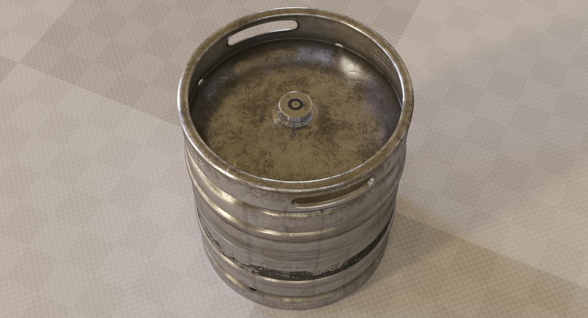 Beer Keg Model - TurboSquid 1306253