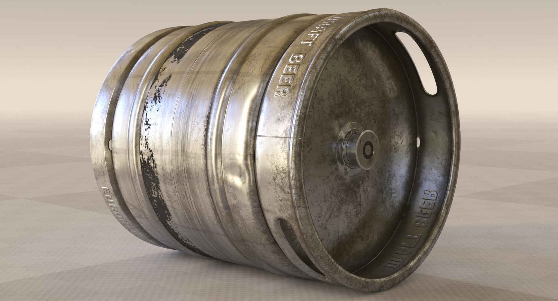 Beer Keg Model - TurboSquid 1306253