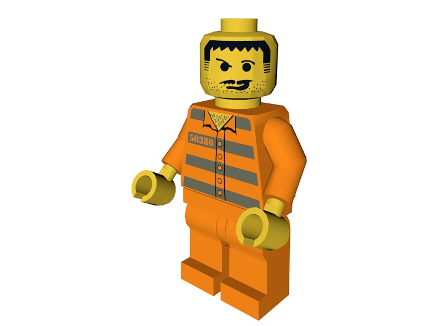 Lego Prisoner Model - TurboSquid 1195980