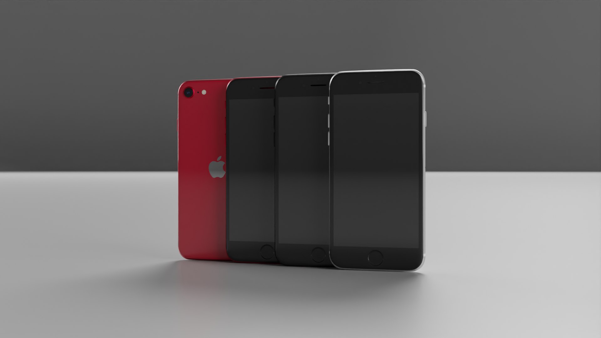 3D iPhone SE 2nd generation 2020 All Colors Smartphone - TurboSquid 2081897