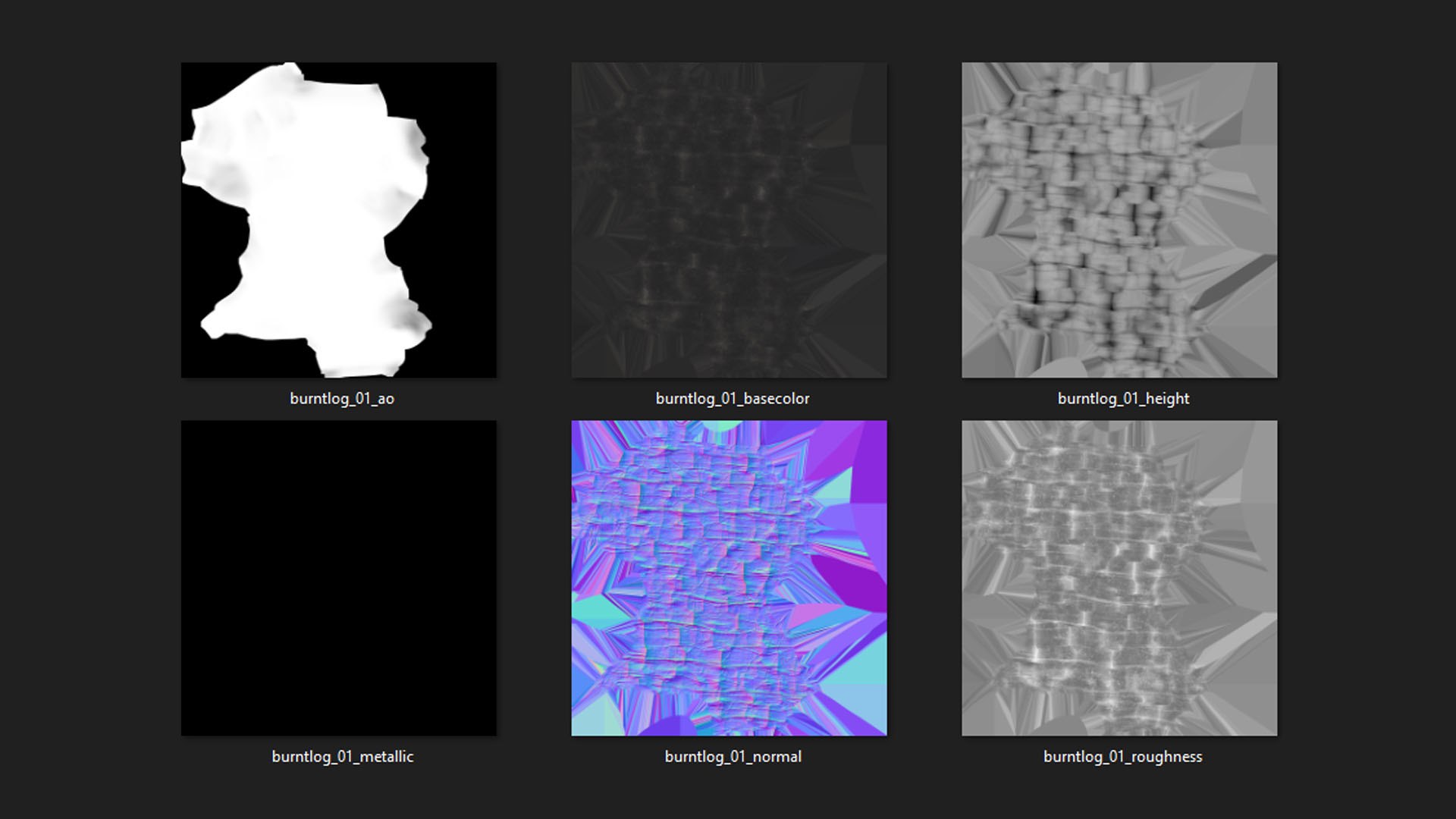 3D Burnt Log 01 Model - TurboSquid 2149211