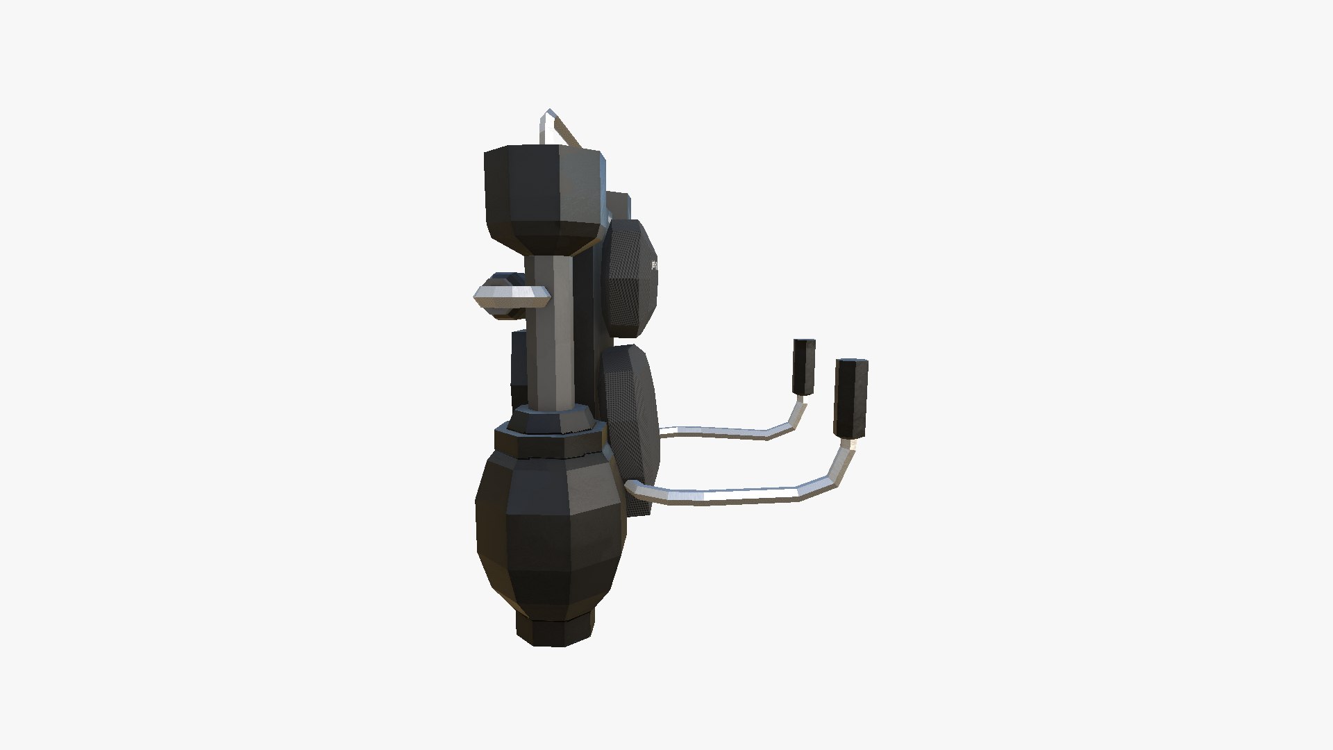 Jetpack Low Poly G04 - SciFi Character Design Model - TurboSquid 2255479
