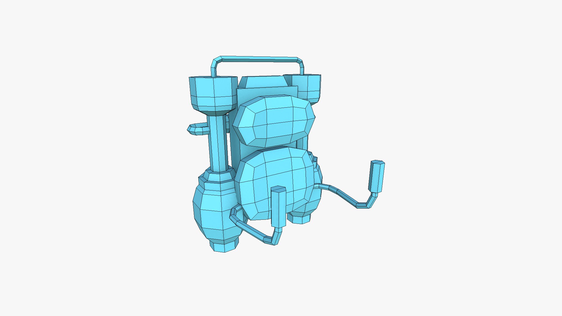 Jetpack Low Poly G04 - SciFi Character Design Model - TurboSquid 2255479