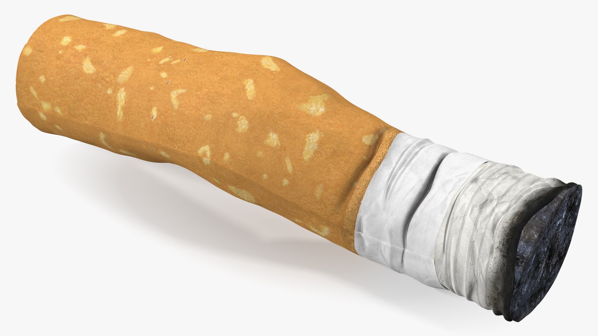 3D Realistic Used Cigarette Butt - TurboSquid 2232878