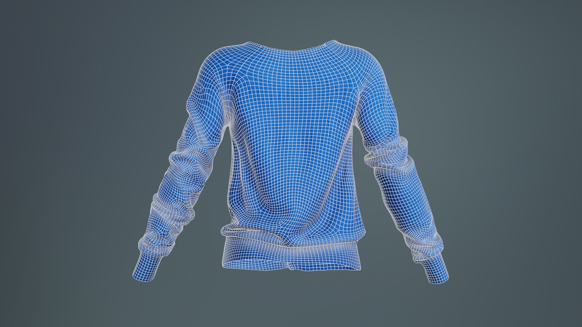 Blue Buttoned Top Remastered 3D Model - TurboSquid 2361707