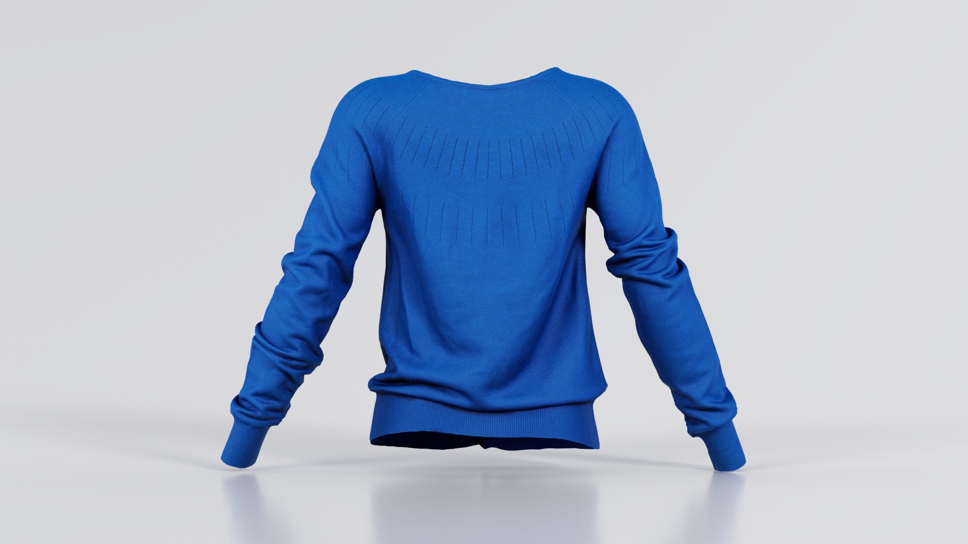 Blue Buttoned Top Remastered 3D Model - TurboSquid 2361707