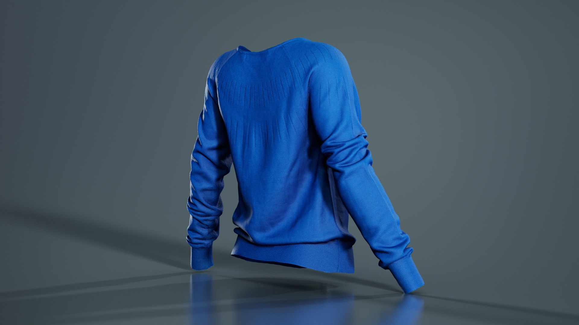 Blue Buttoned Top Remastered 3D Model - TurboSquid 2361707