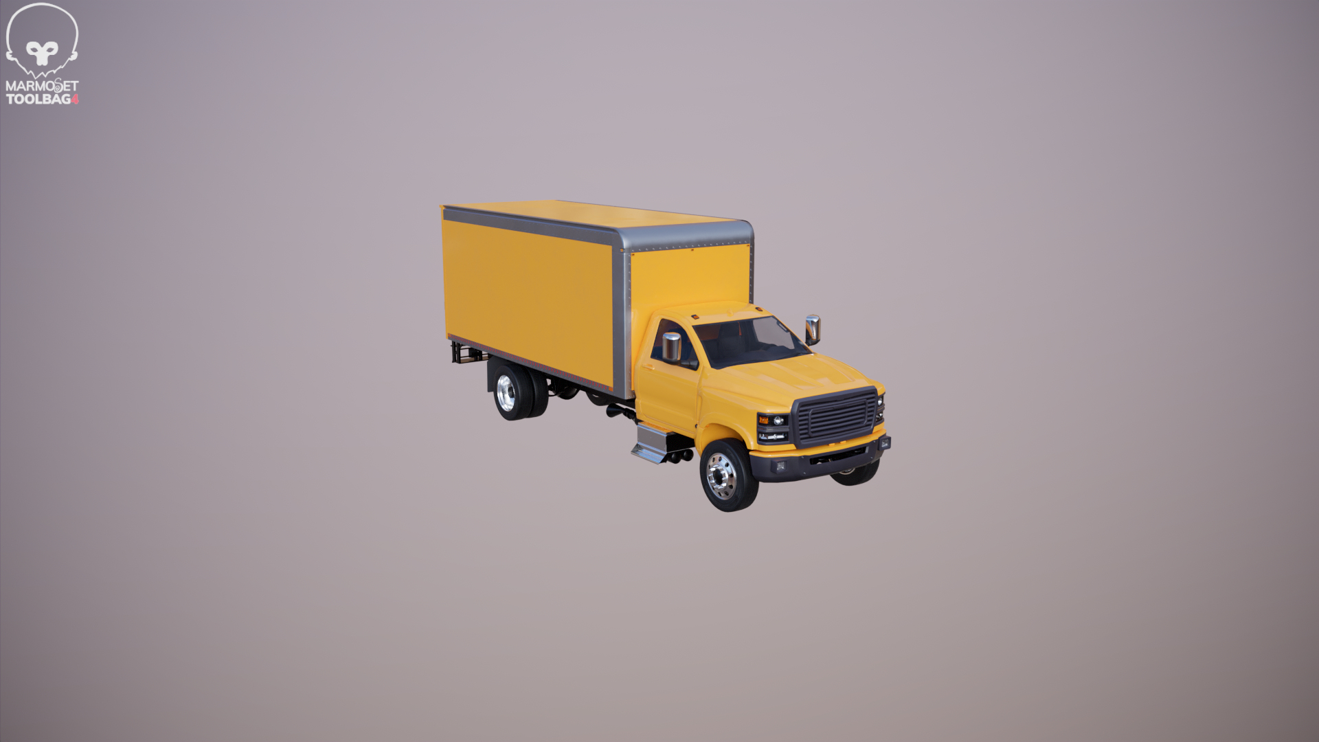 3D Generic Light Duty Box Truck - TurboSquid 2186110