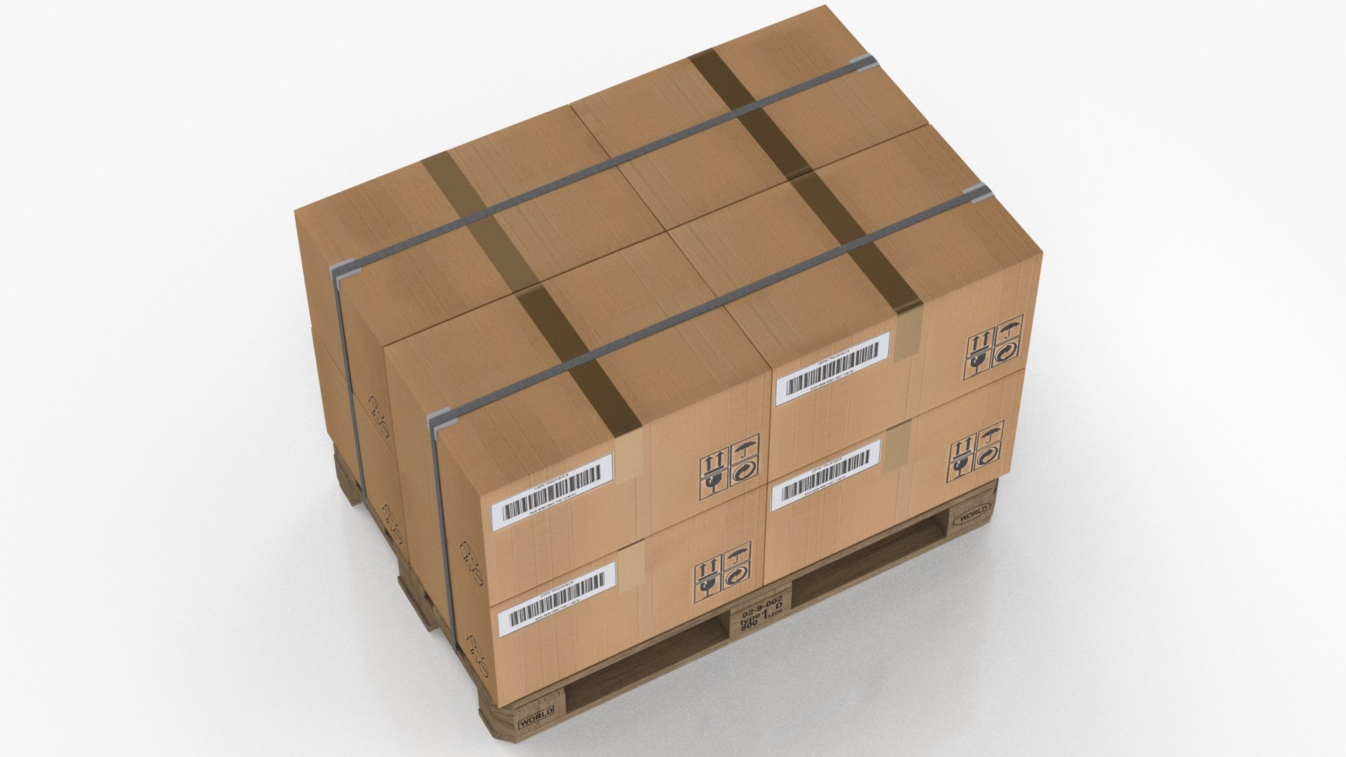 3D Model Pallet Boxes - TurboSquid 1587727