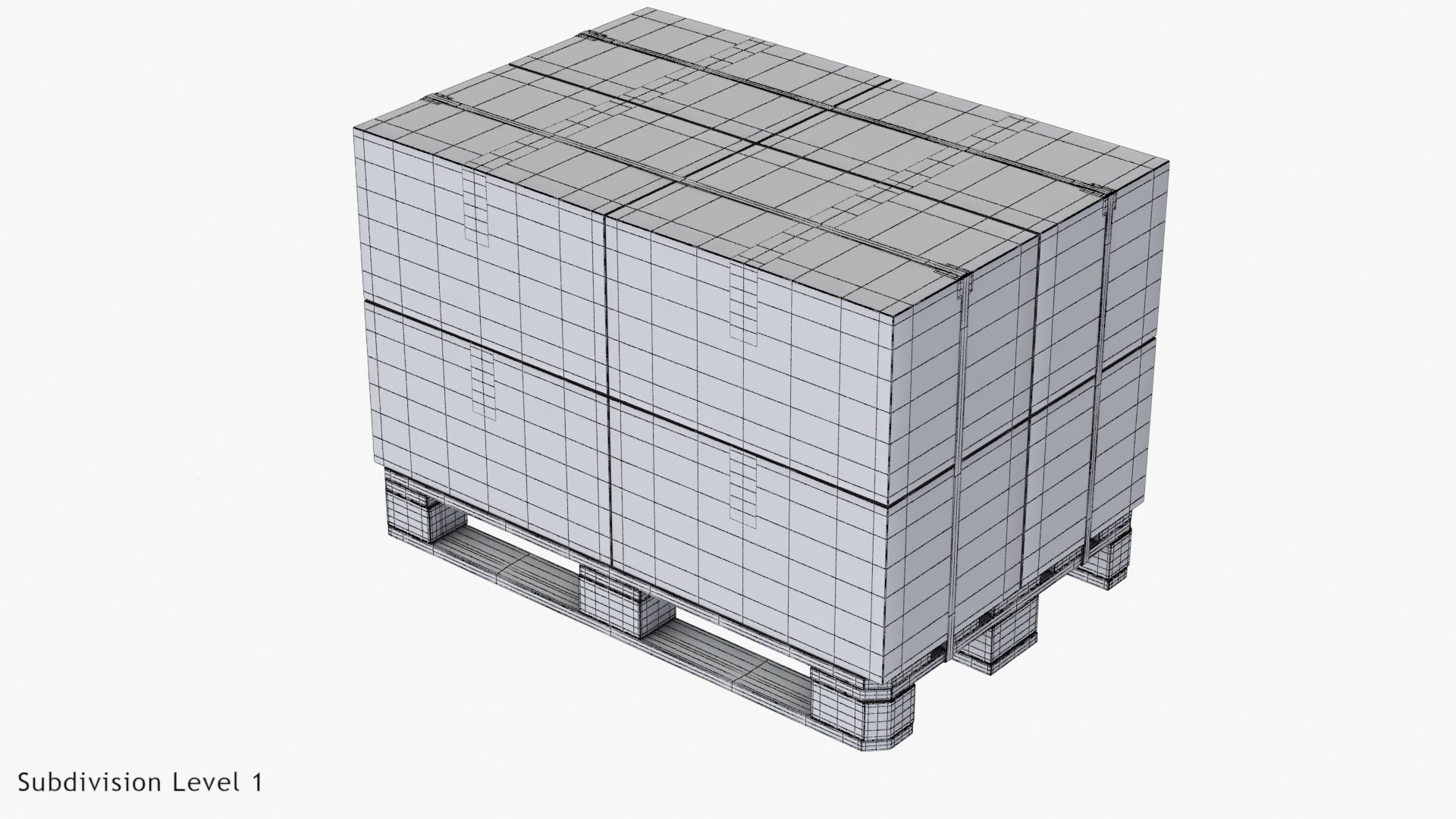 3D Model Pallet Boxes - TurboSquid 1587727