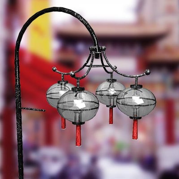 chinese lamp 3d model