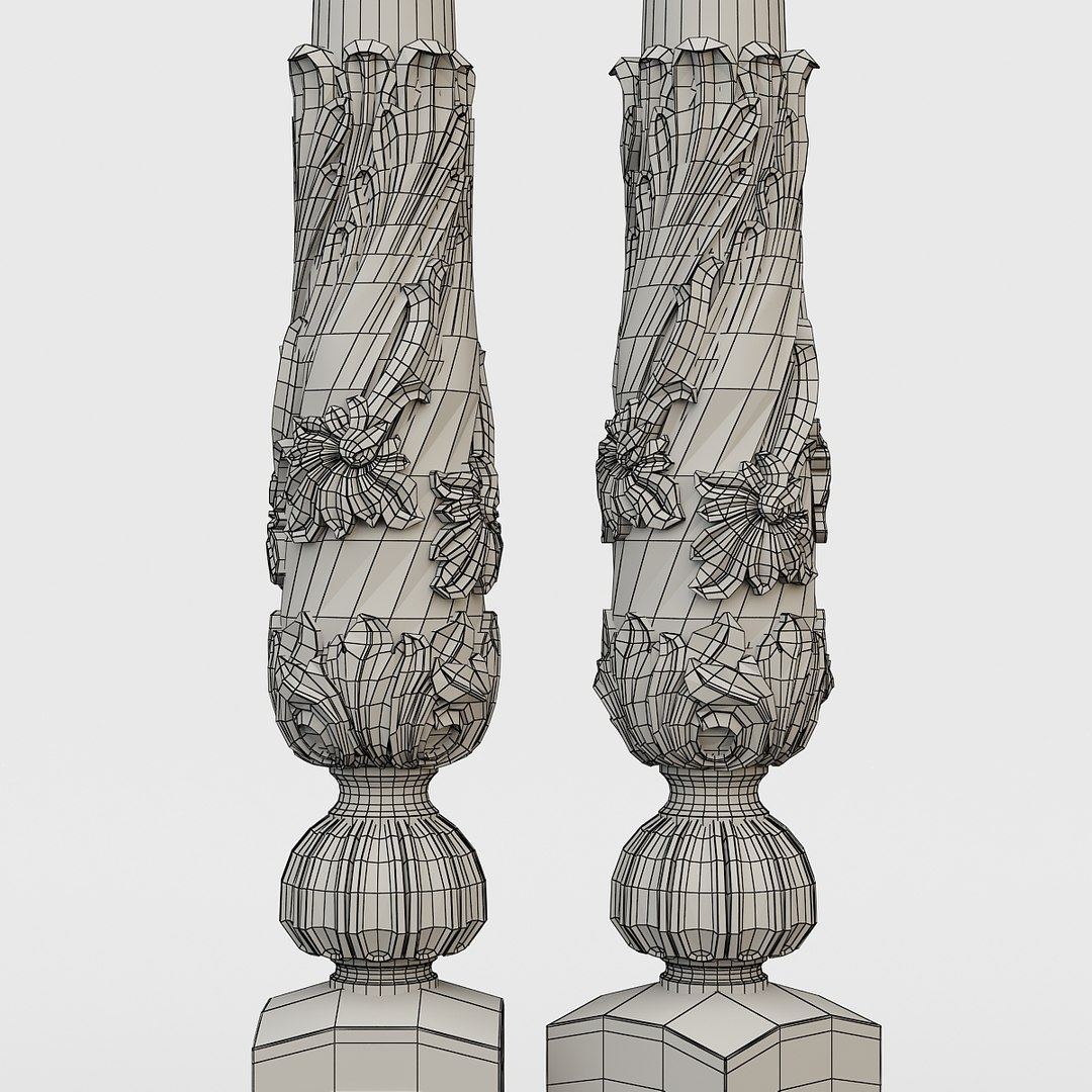 3D Baluster Classic - TurboSquid 1484247