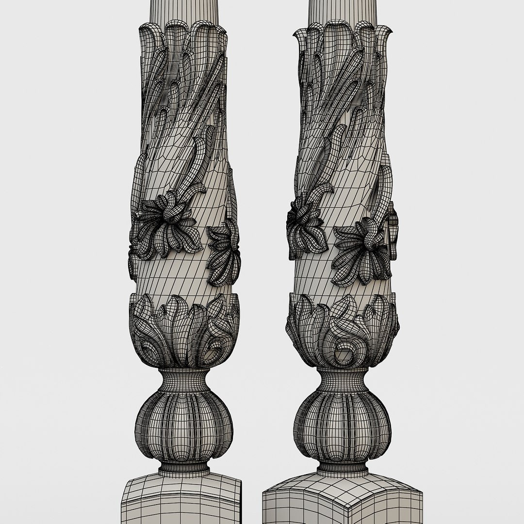 3D Baluster Classic - TurboSquid 1484247