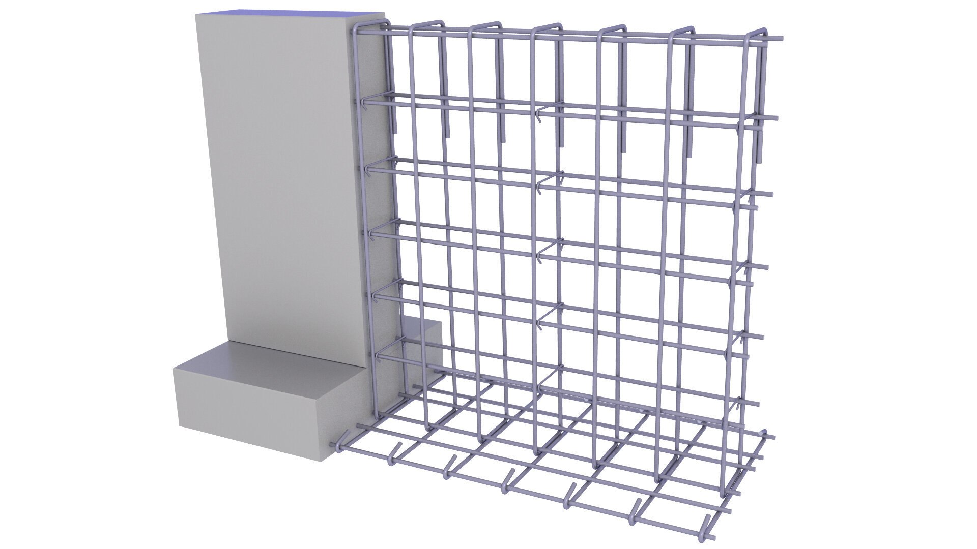 Reinforcement Footing 10 3D Model - TurboSquid 2096968