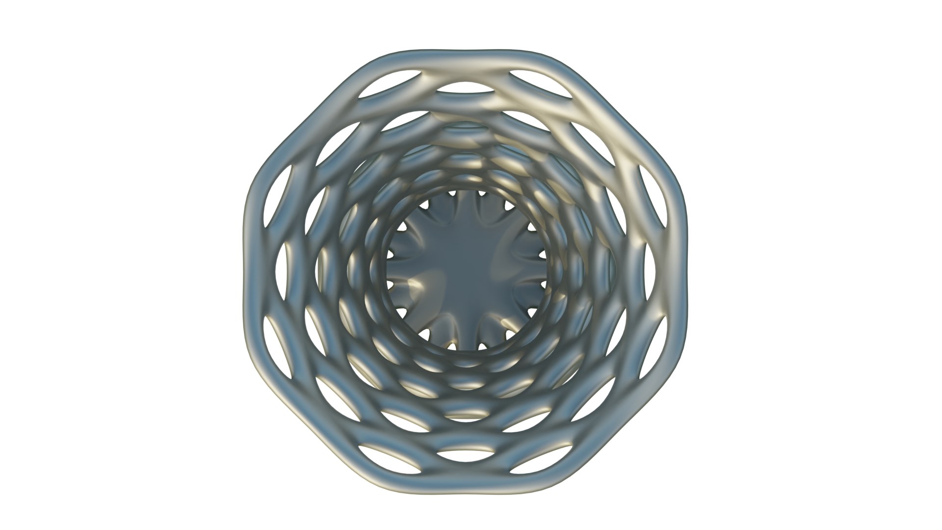 3D Silver Skinny Vase Skeleton Model - TurboSquid 2184018