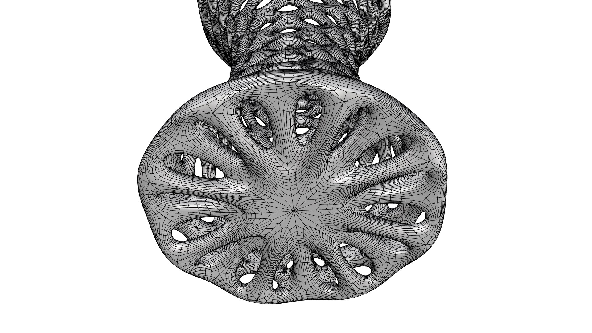 3D Silver Skinny Vase Skeleton Model - TurboSquid 2184018