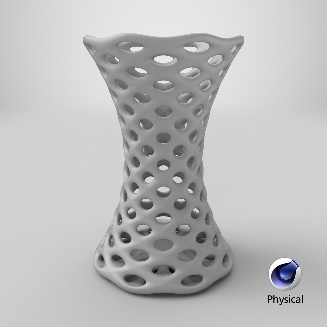 3D Silver Skinny Vase Skeleton Model - TurboSquid 2184018