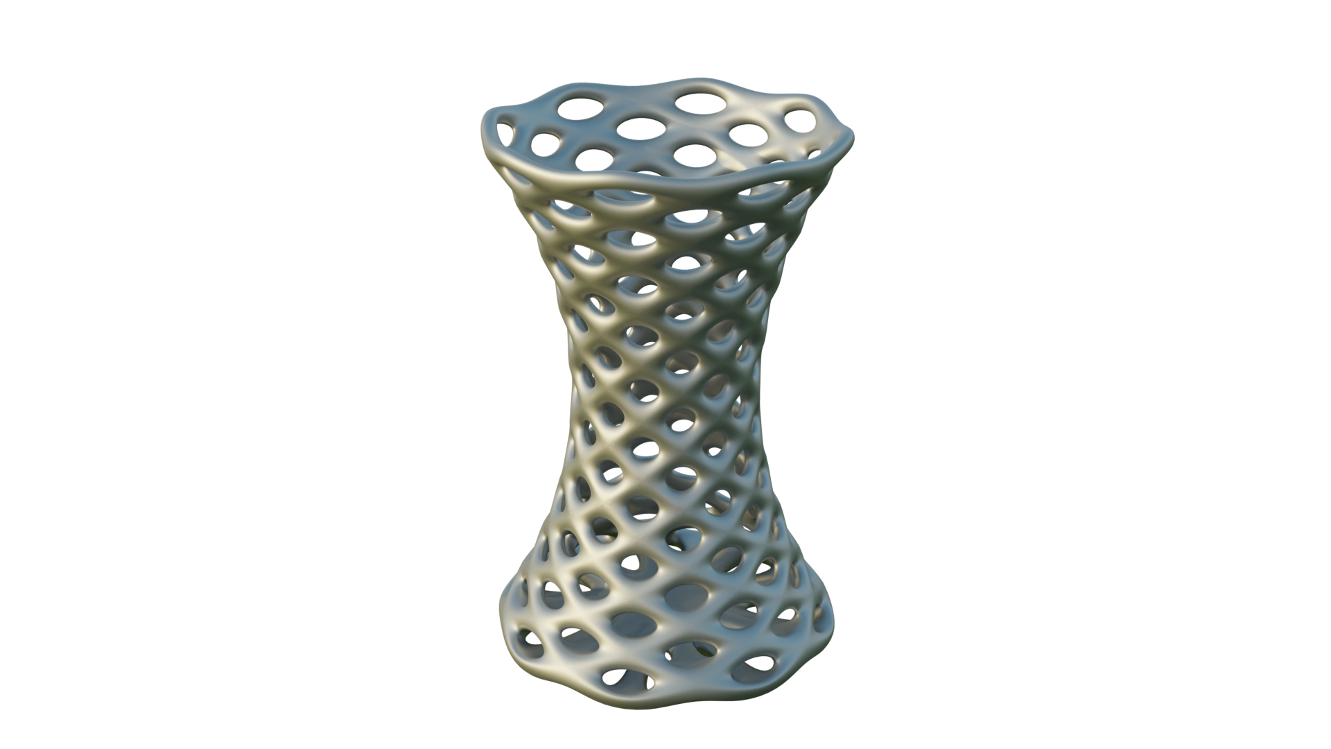 3D Silver Skinny Vase Skeleton Model - TurboSquid 2184018